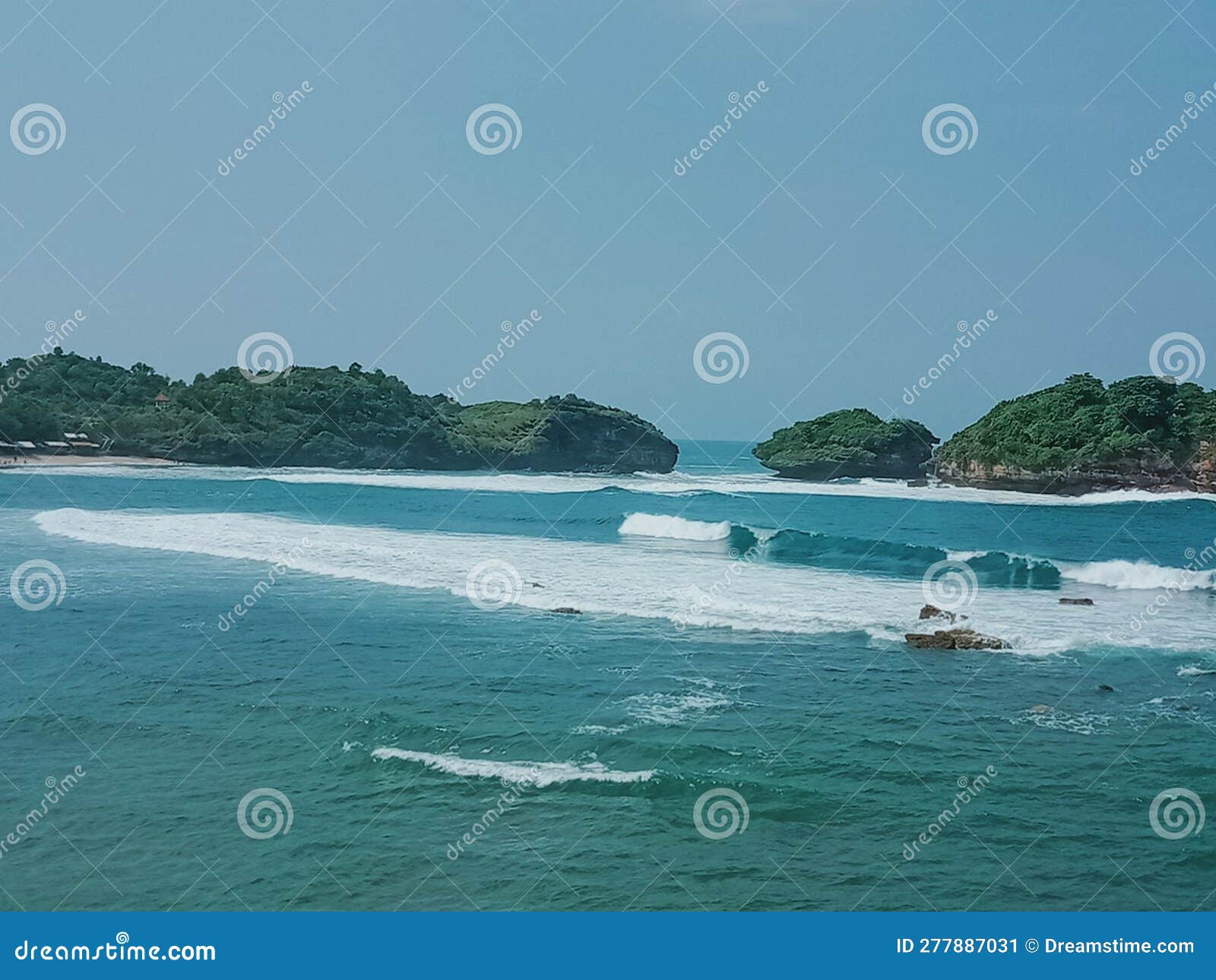 Watukarung Beach Pacitan Indonesia Stock Image - Image of pacitan ...