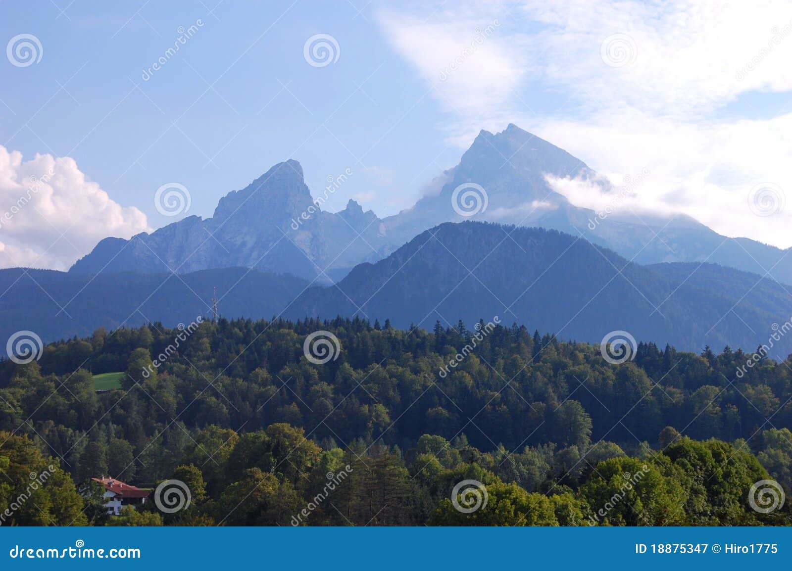 Watzmann stock image. Image of scenery, travel, tourist - 18875347