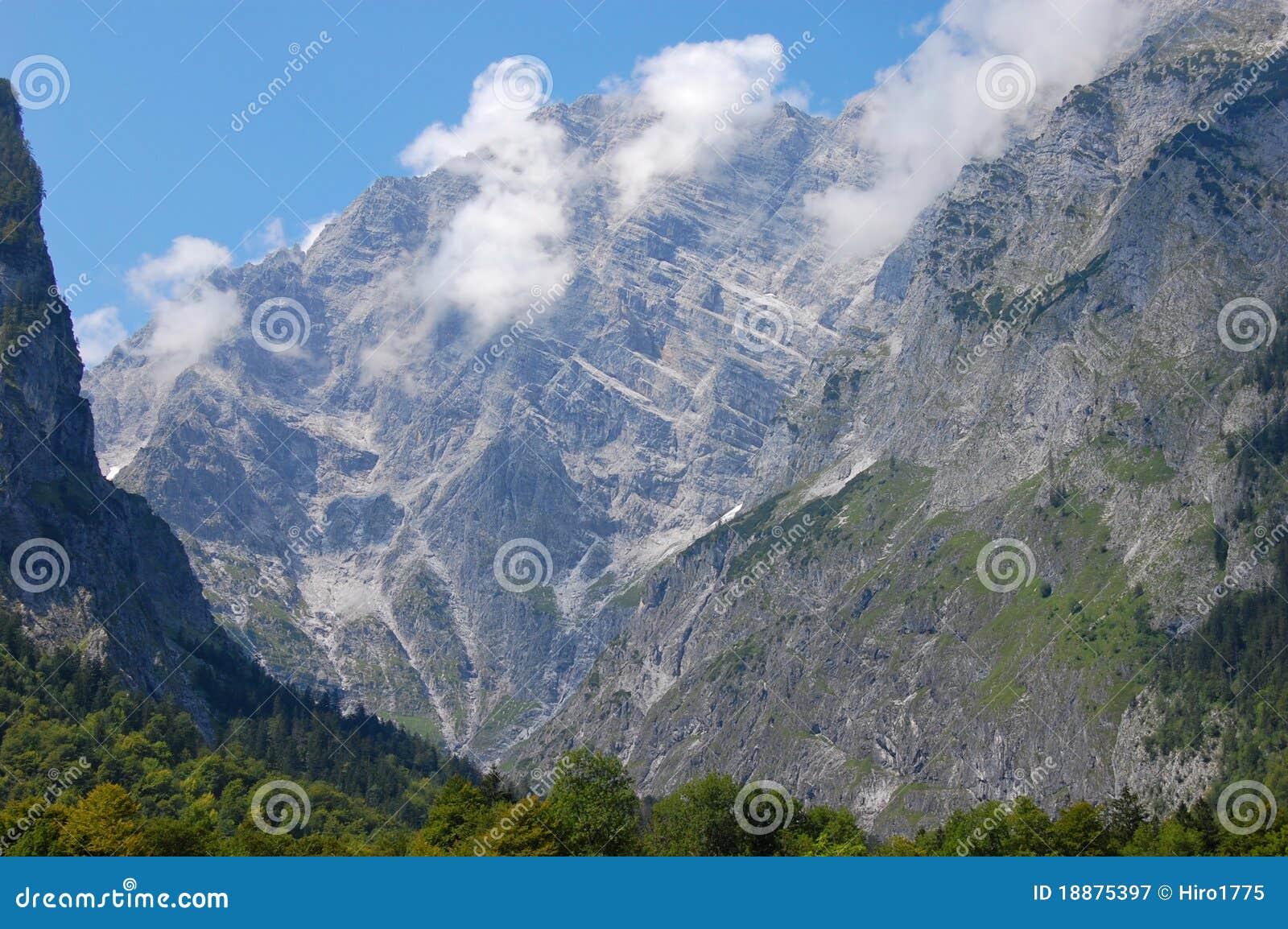 Watzmann stock image. Image of sunny, bavarian, spectacular - 18875397