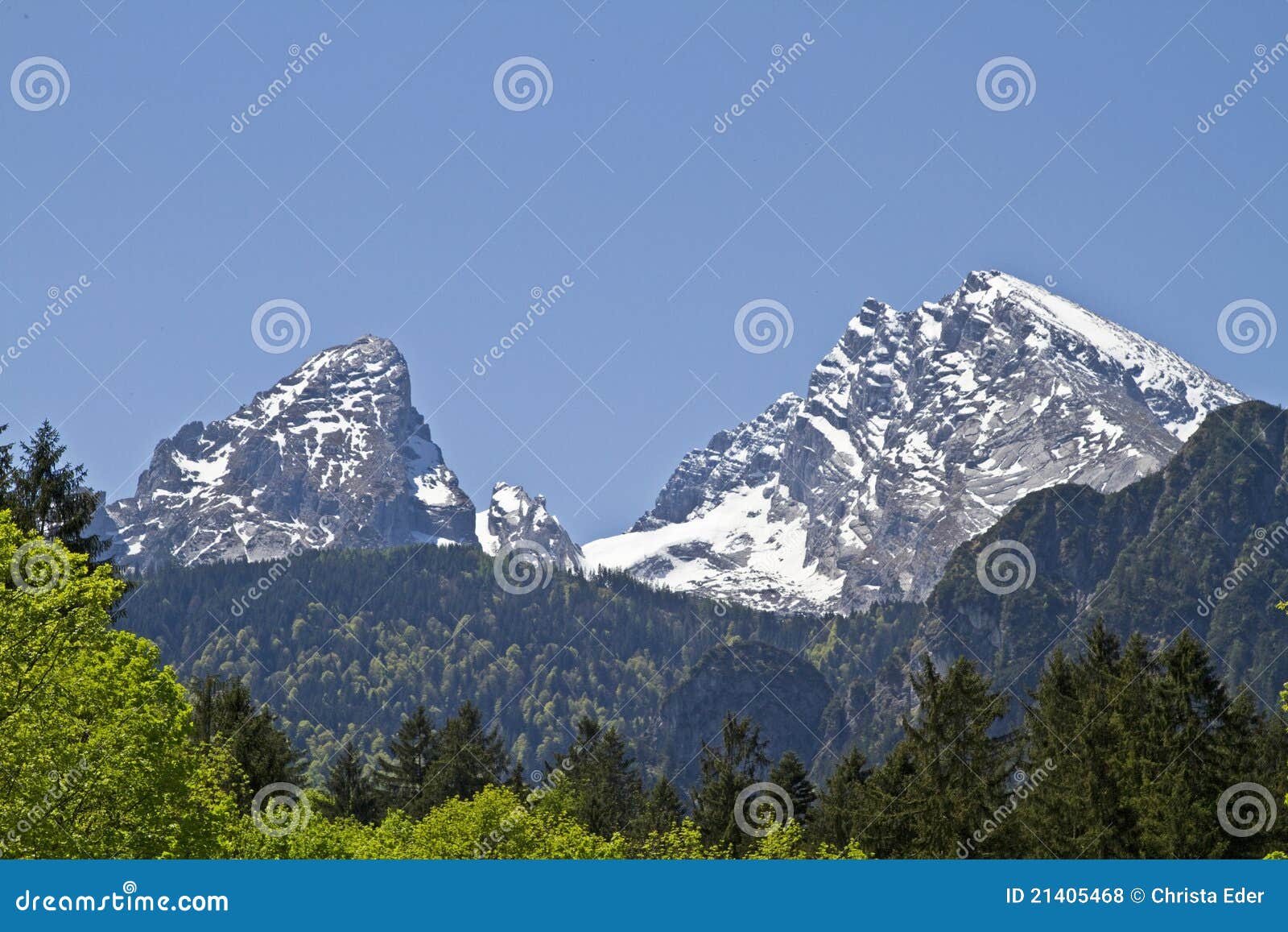 Watzmann stock photo. Image of oberbayern, rupertiwinkel - 21405468