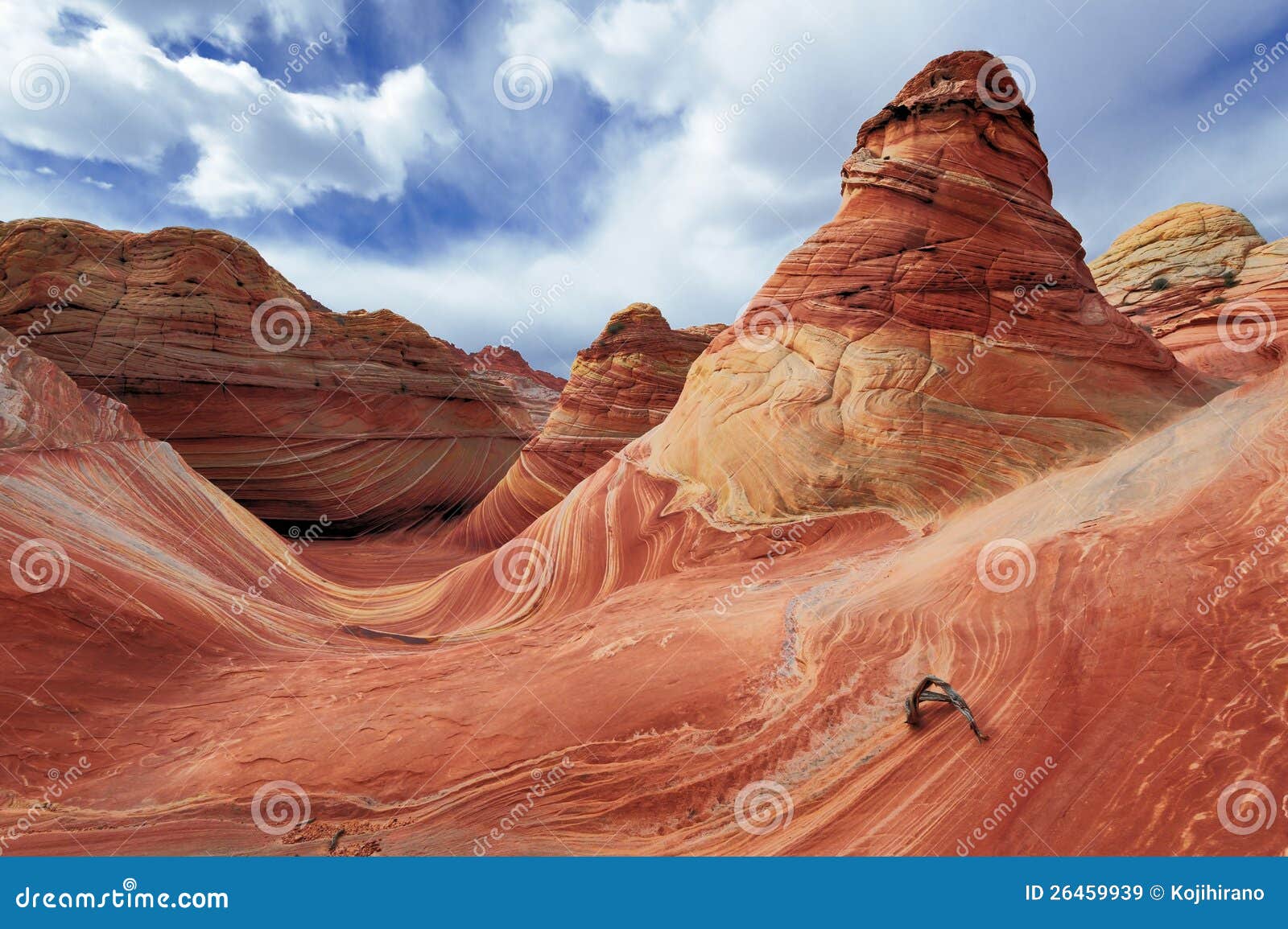 The Wave stock image. Image of natural, blue, rocks, formation - 26459939