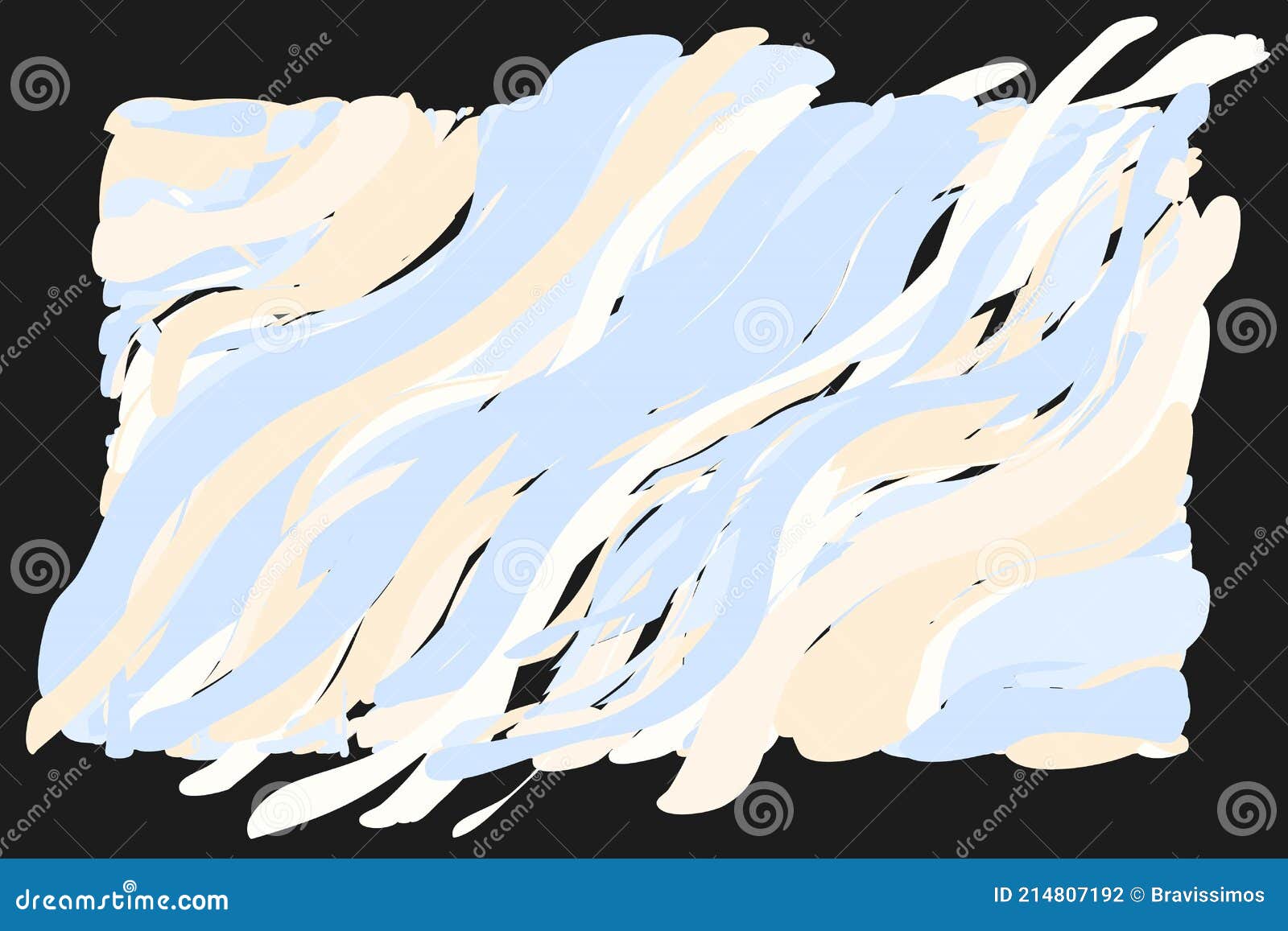Wave Abstract Art Background Shape. Backdrop Design Stock Vector ...