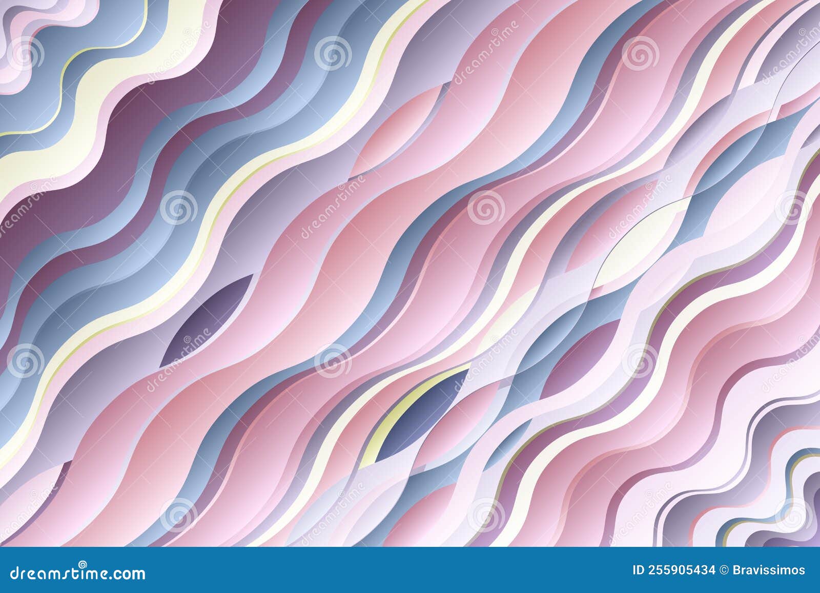 Wave Abstract Art Background Shape. Backdrop Picture Stock Vector ...