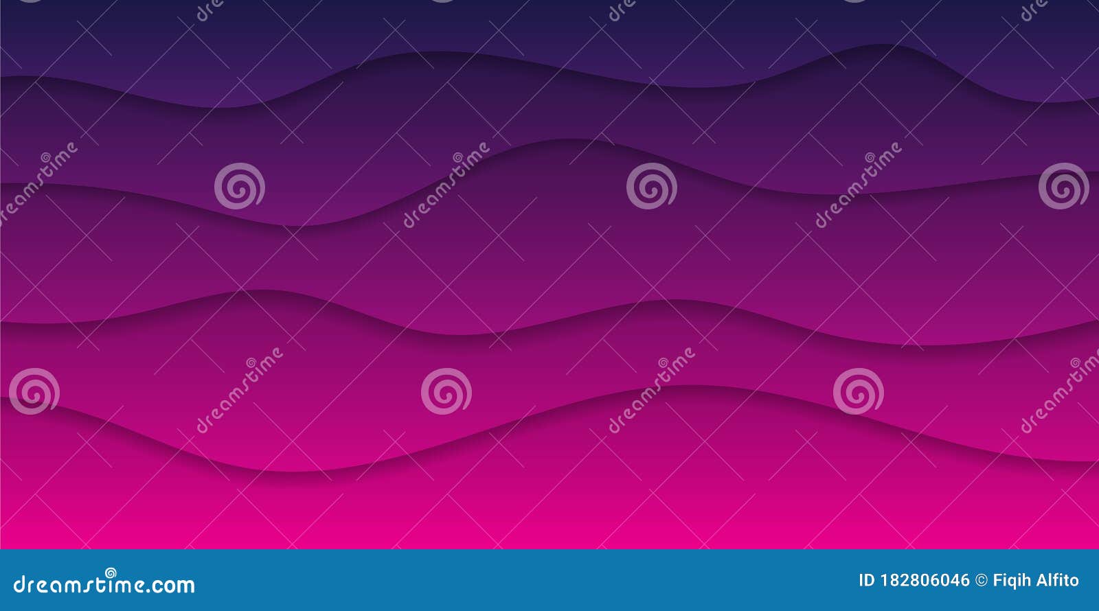 Wave Abstract Background with Magenta Gradient. Vector Eps 10 Stock ...