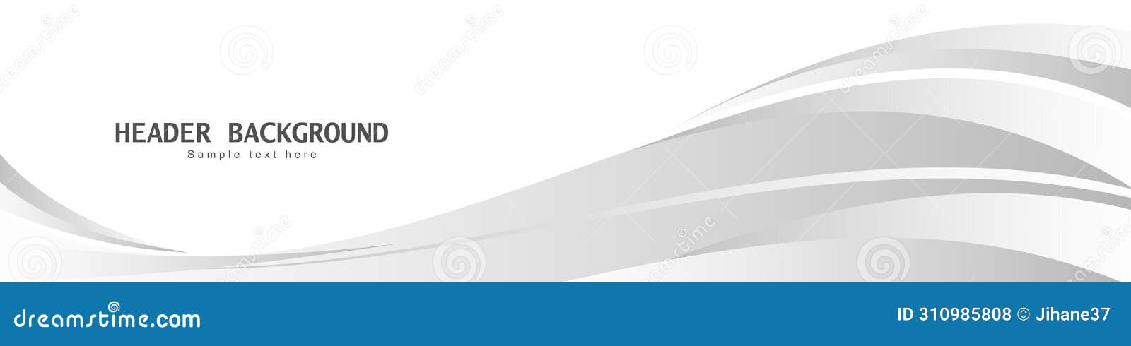 Wave Abstract Background with White Gradient Color for Header ...