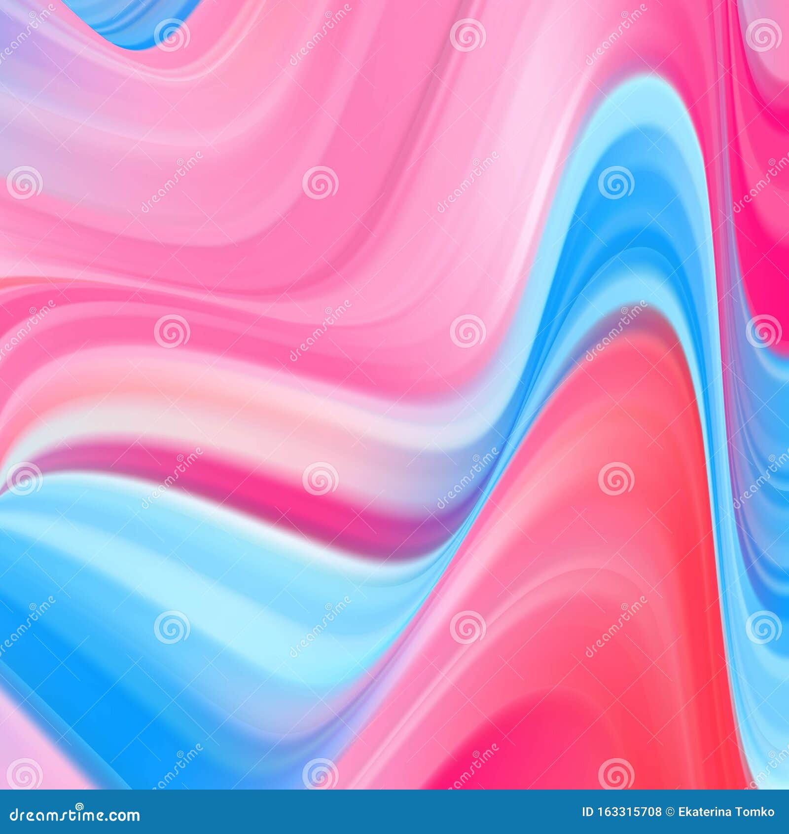 Wave Abstract Color Background, Acrylic Paint Texture. Eps 10 Stock ...