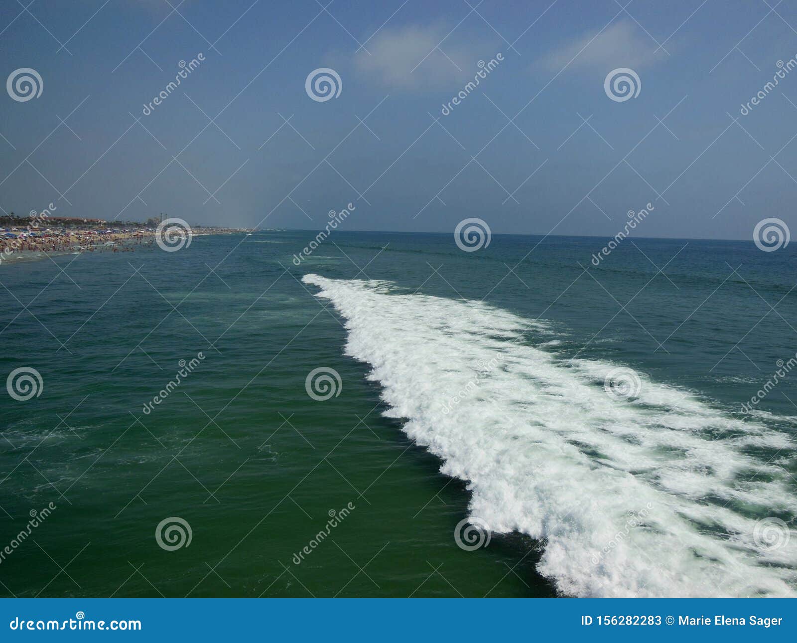 Wave Approaching stock image. Image of nature, beach - 156282283