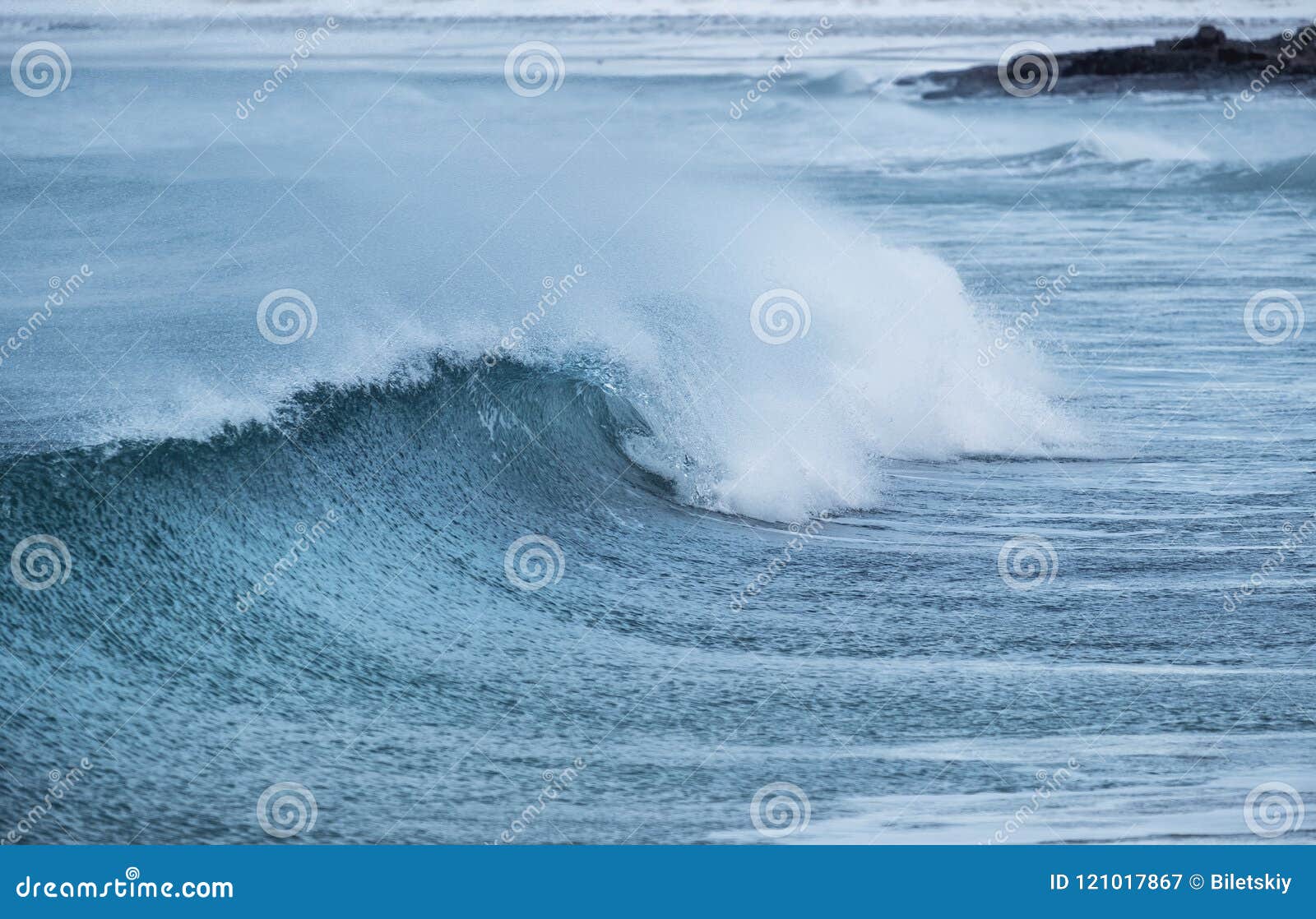 Wave As a Background. Beautiful Natural Composition Stock Image - Image ...