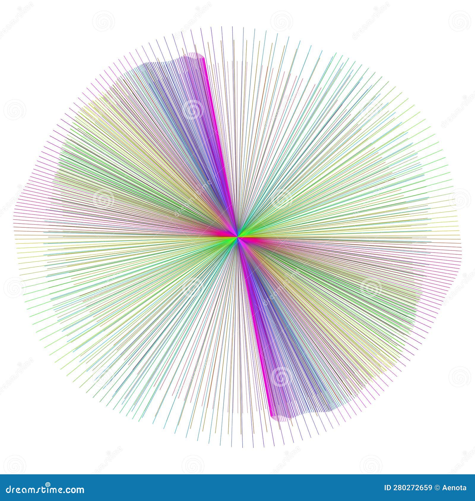Wave asymmetrical rosette stock vector. Illustration of ornament ...
