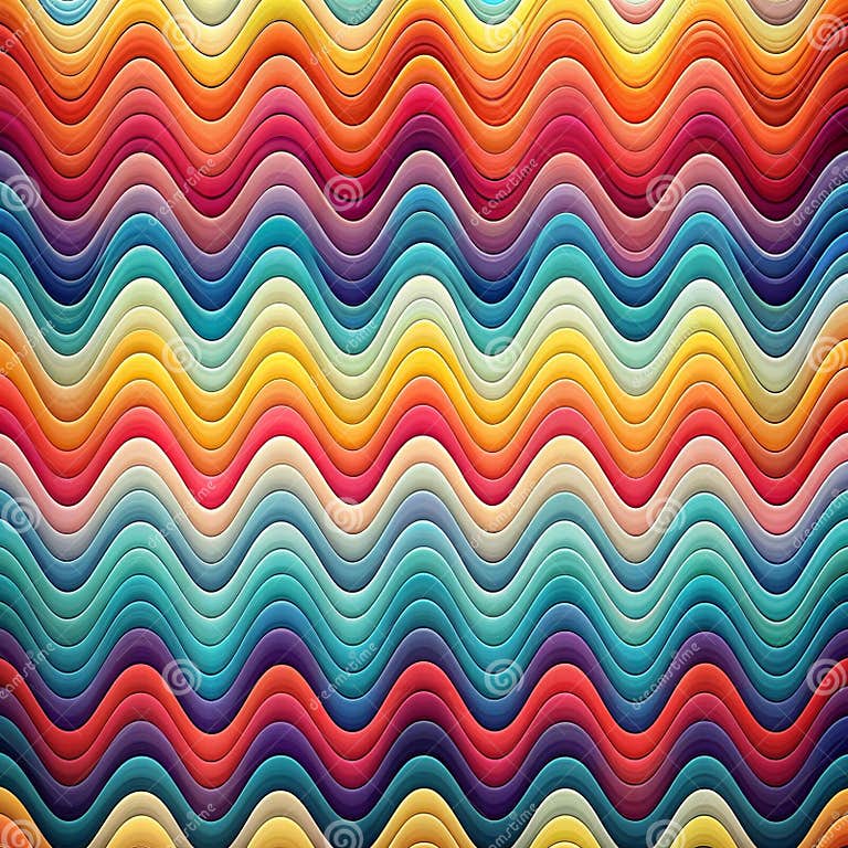 Wave Background. Color Curved Texture Stock Image - Image of soft ...