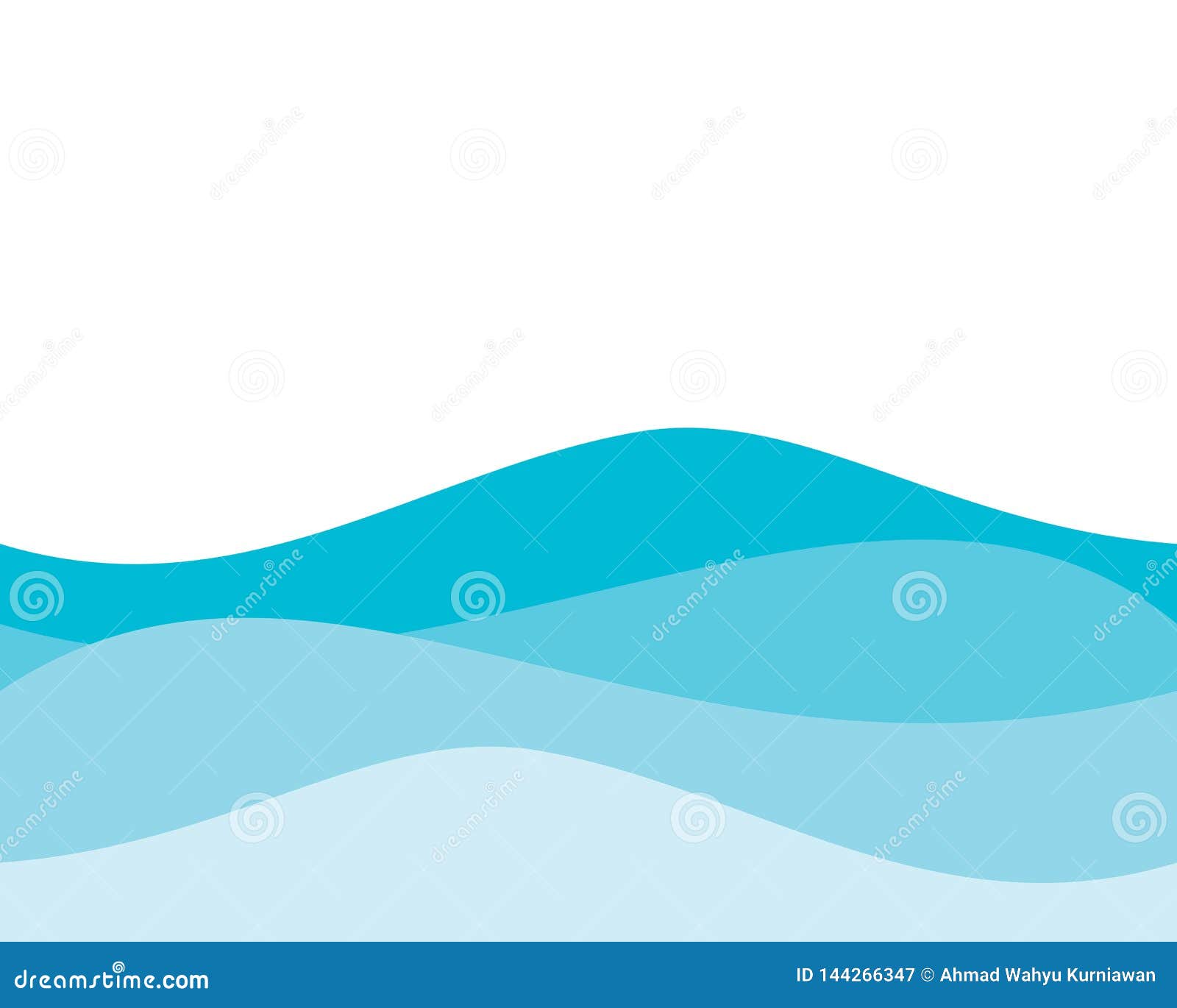 Wave background template stock vector. Illustration of motion - 144266347