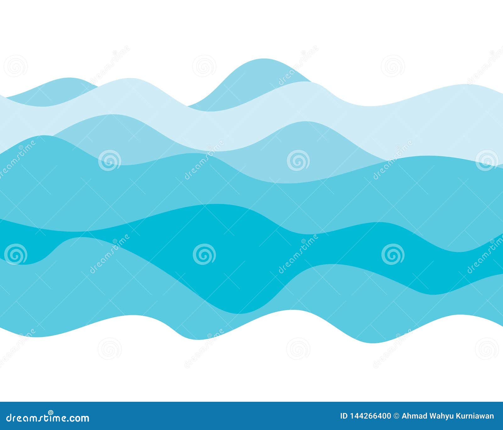 Wave background template stock vector. Illustration of business - 144266400