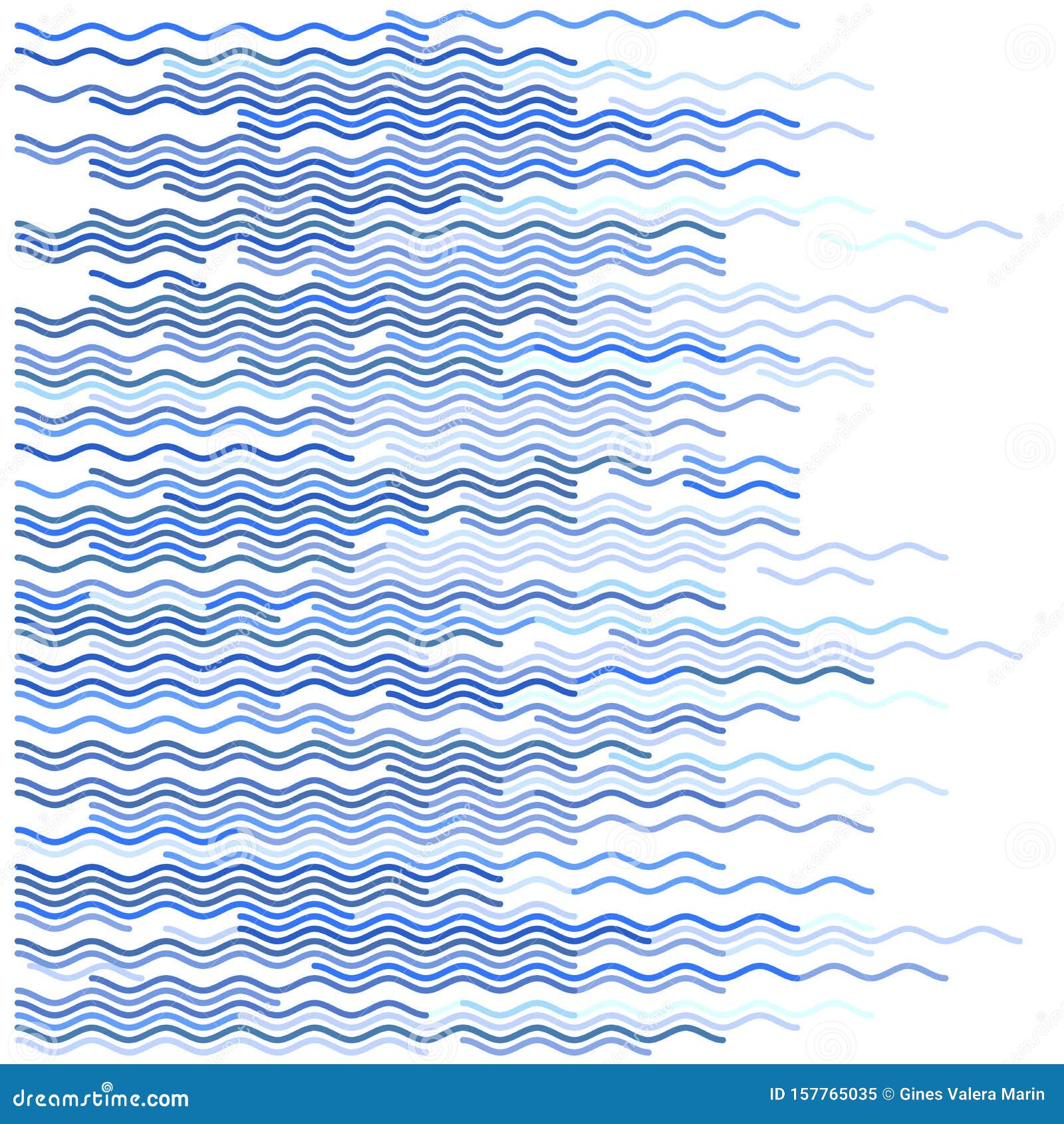 Wave Background Texture Gradient in Blue Shades. Stock Vector ...