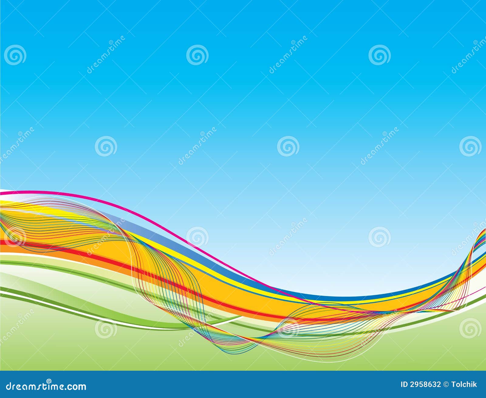 Wave background, vector stock vector. Illustration of painting - 2958632