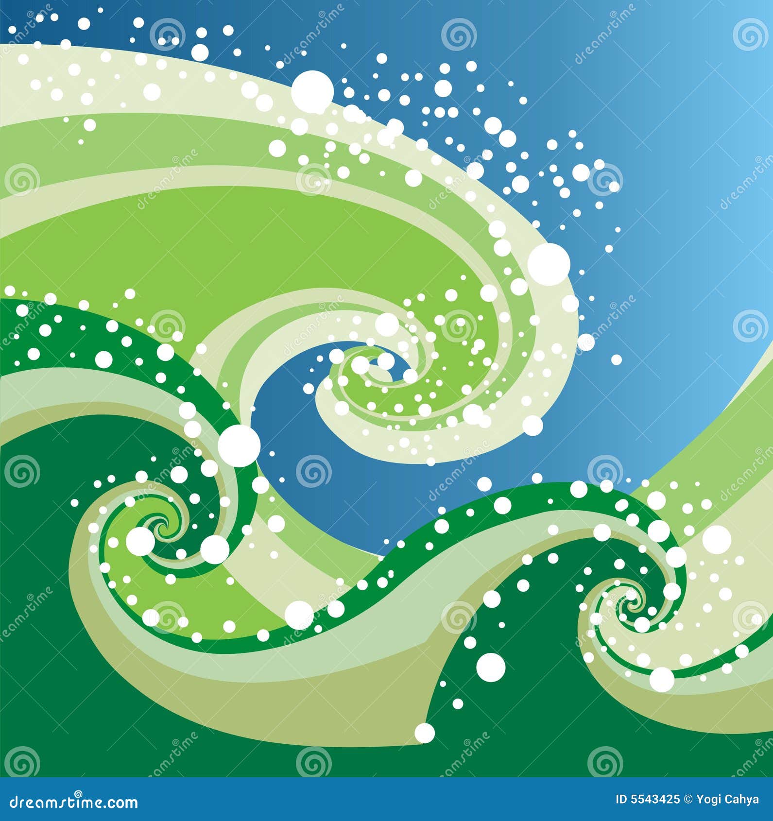 Wave Background Vector stock illustration. Illustration of modern - 5543425