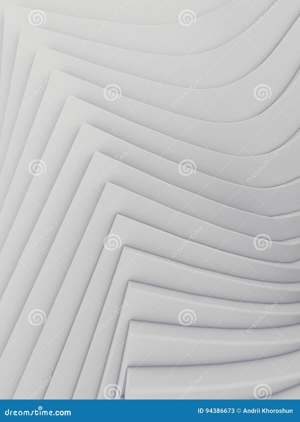 Wave Band Abstract Background Surface 3d Rendering Stock Illustration ...