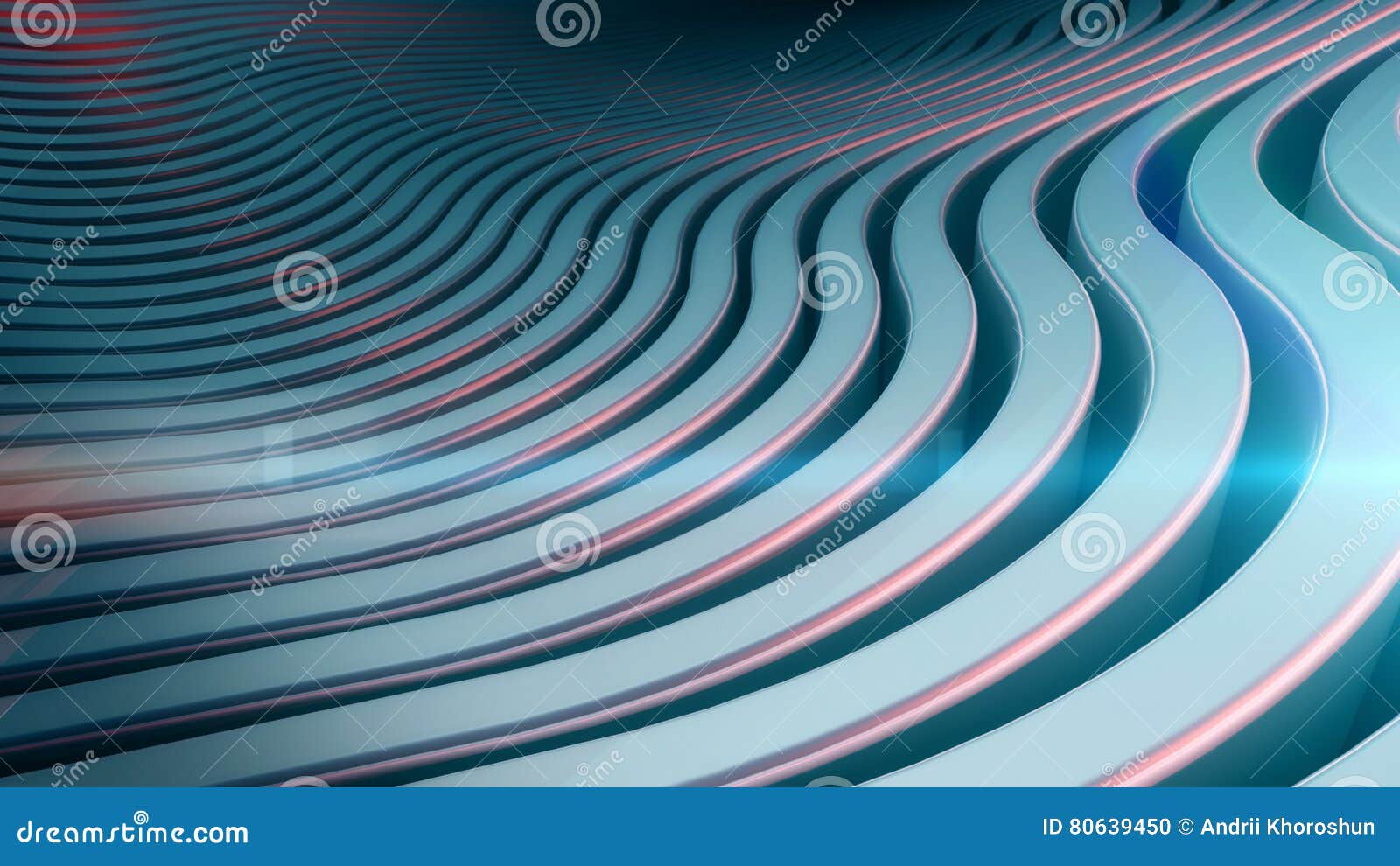 Wave Band Abstract Background Surface Stock Illustration - Illustration ...