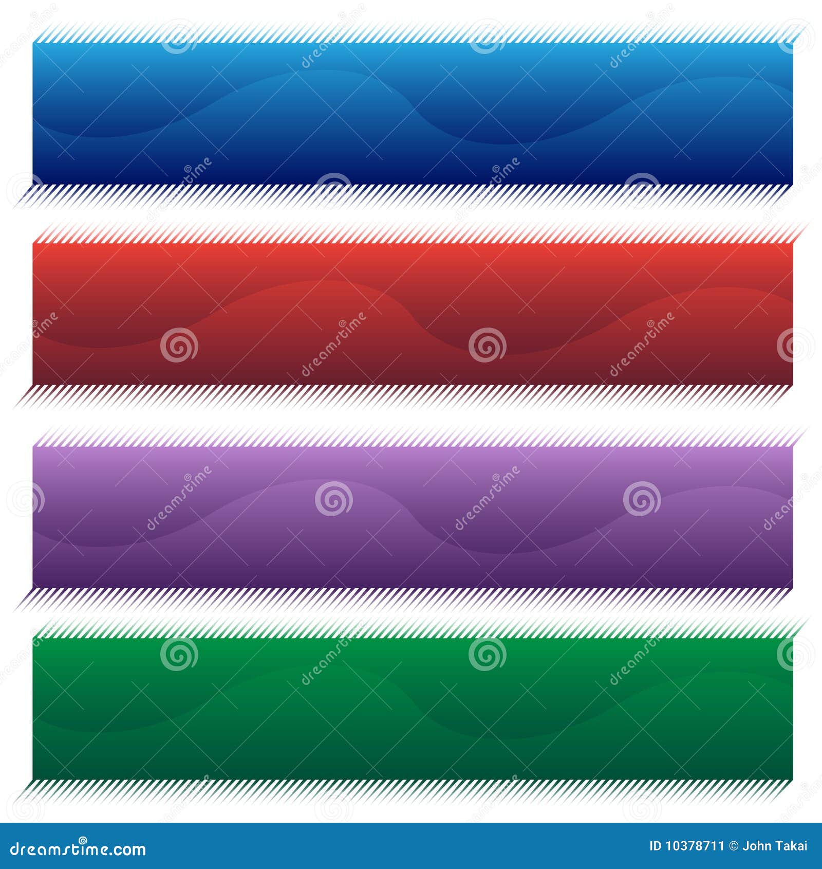 Wave Banner Set stock vector. Illustration of purple - 10378711