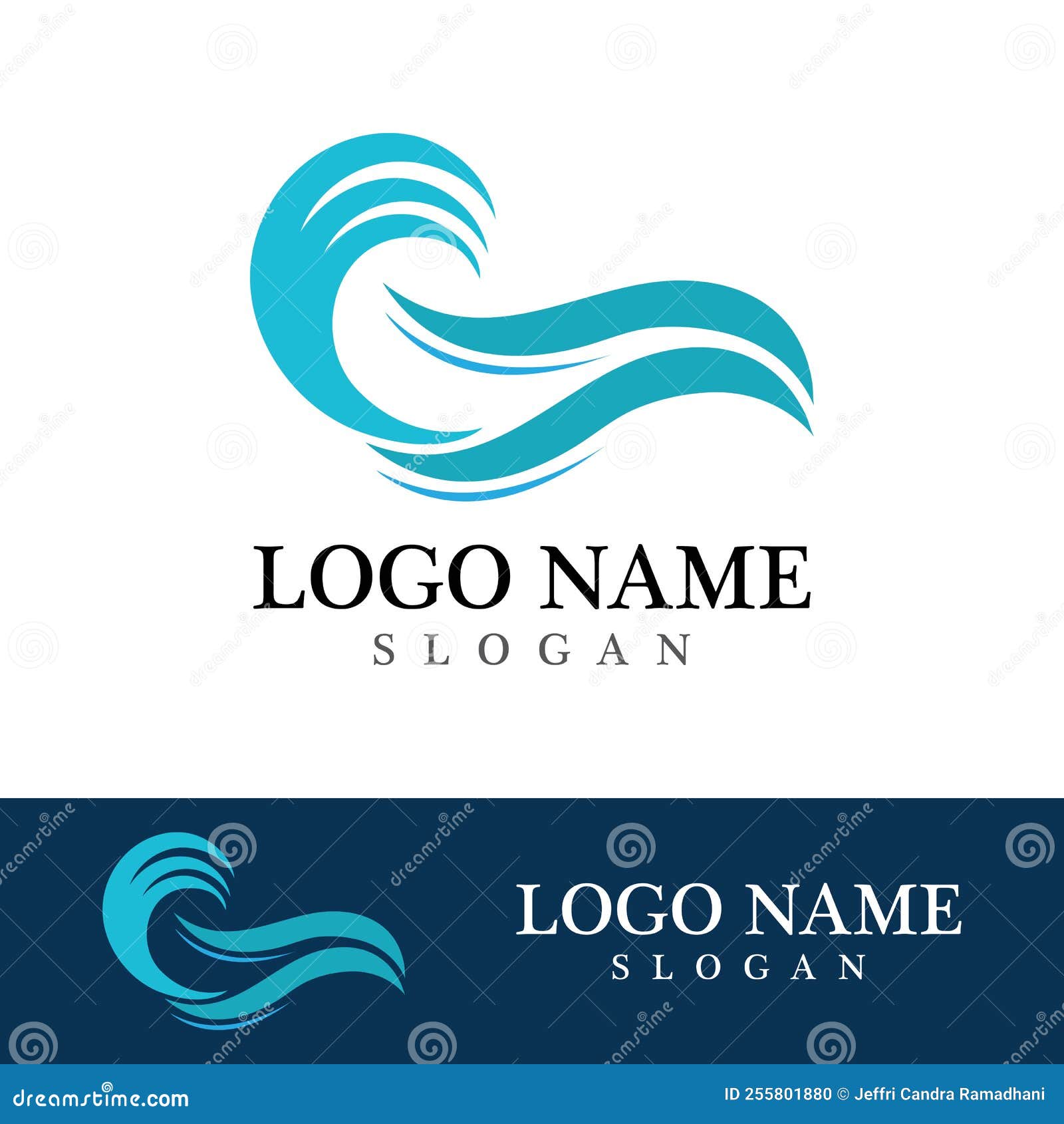 Wave Beach Vector Illustration Design Stock Vector - Illustration of ...