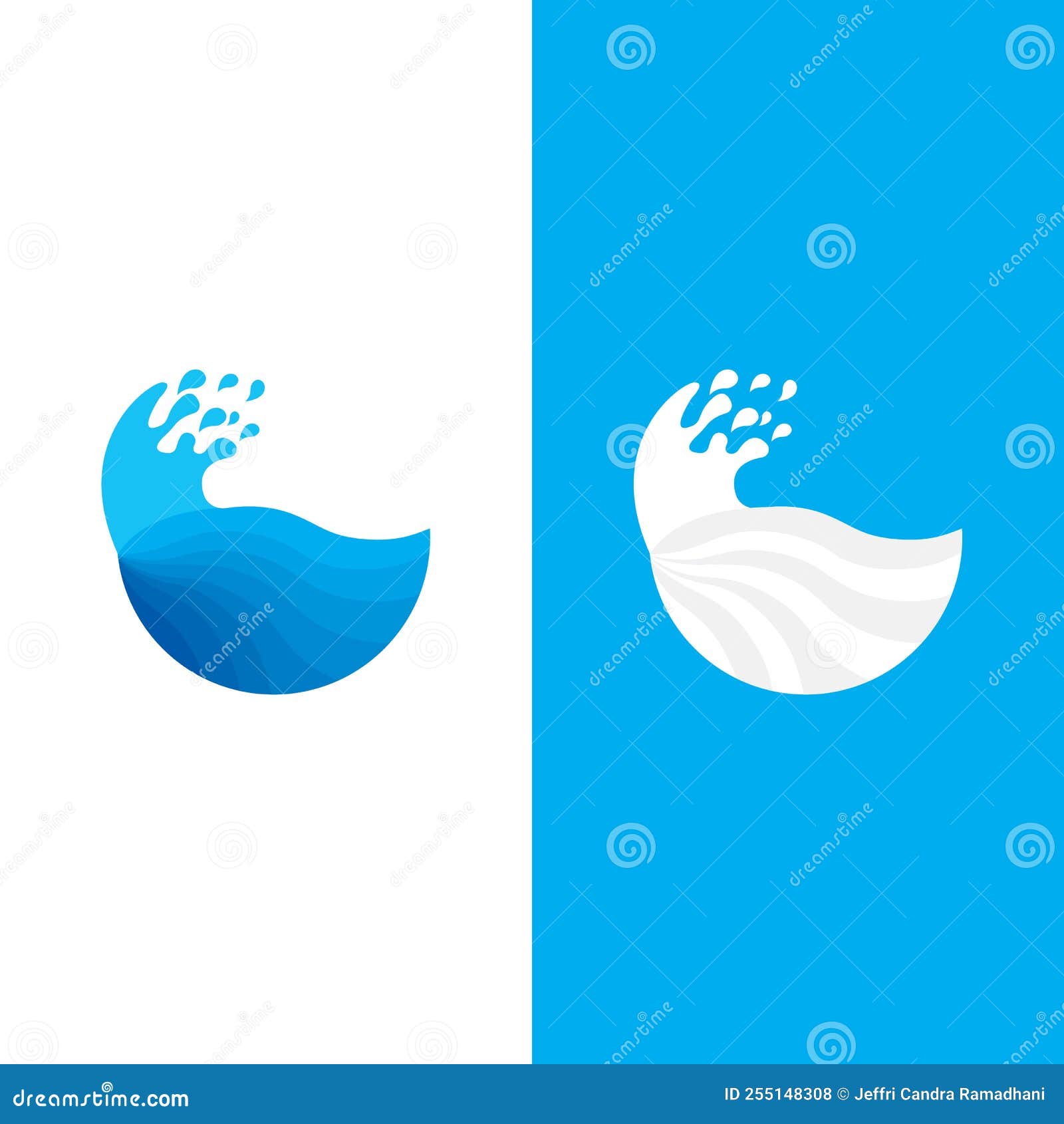 Wave Beach Vector Illustration Design Stock Vector - Illustration of ...