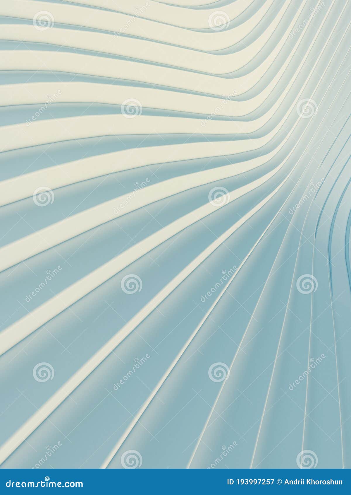 Wave Bend White Abstract Background Surface. Digital Illustration. 3d ...