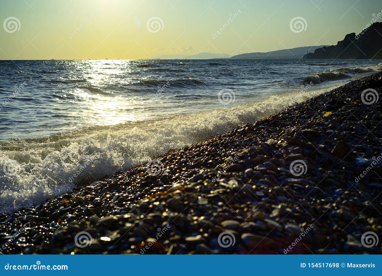 Wave on the Black Sea. Summer. Stock Photo - Image of nature, coast ...