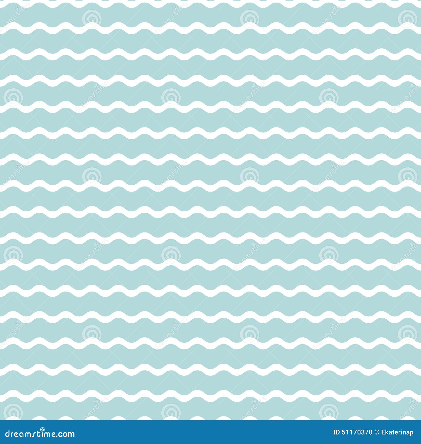 Wave Blue Background, Seamless Pattern. Vector Stock Vector ...