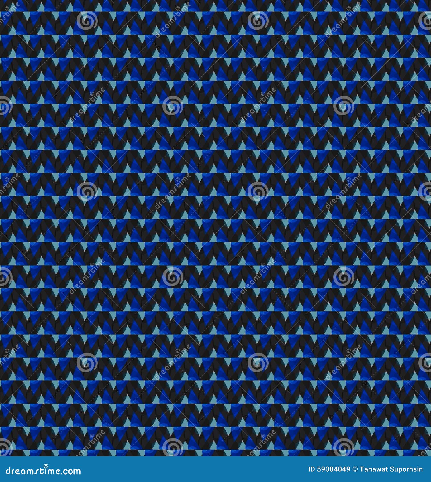 Wave Blue Color Pattern Wallpaper Stock Illustration - Illustration of ...