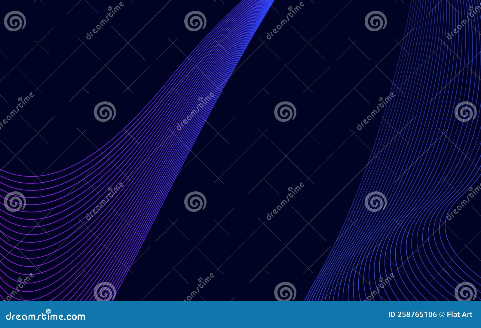 Wave of the Blue Colored Lines. High Resolution Stock Vector ...