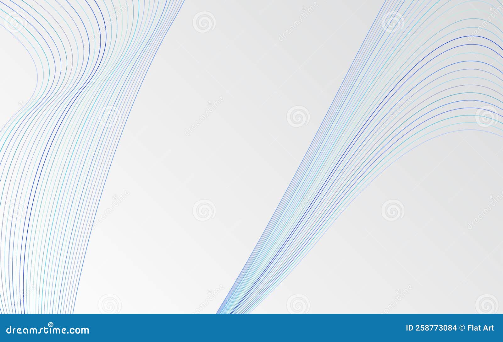 Wave of the Blue Colored Lines. High Resolution Stock Vector ...