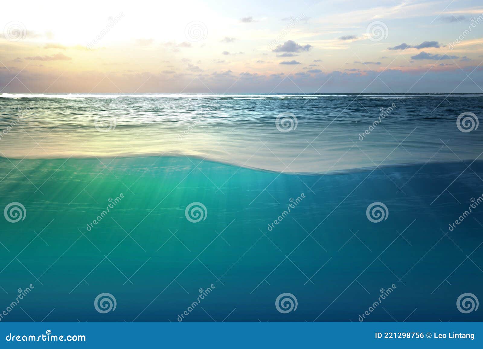 A Wave of Blue Water on the Ocean Stock Photo - Image of ocean ...