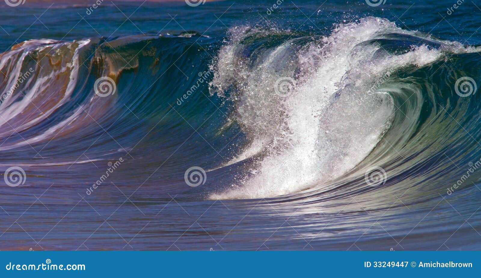 Wave Break / Surf Break in Hawaii Stock Image - Image of wave ...