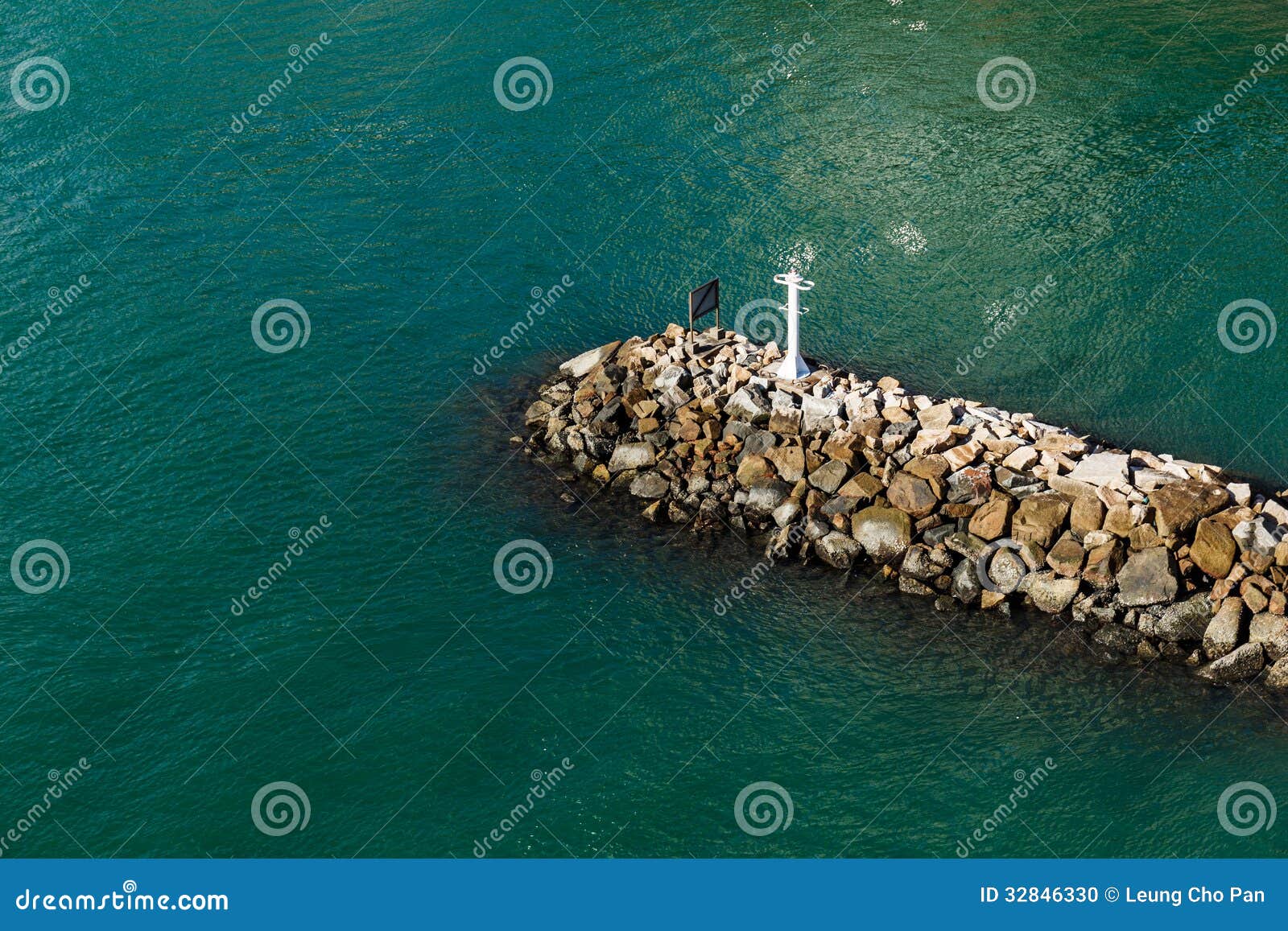 Wave breaker stone stock photo. Image of water, light - 32846330