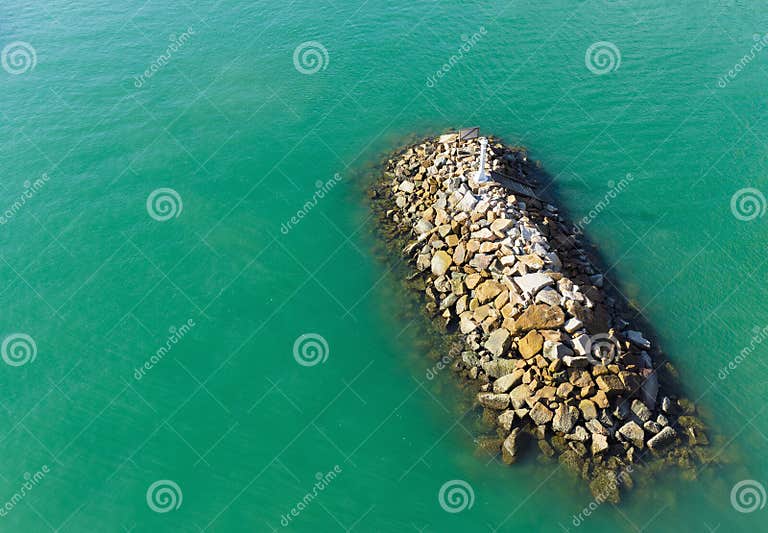 Wave breaker stone stock photo. Image of breakwater, direction - 33839830
