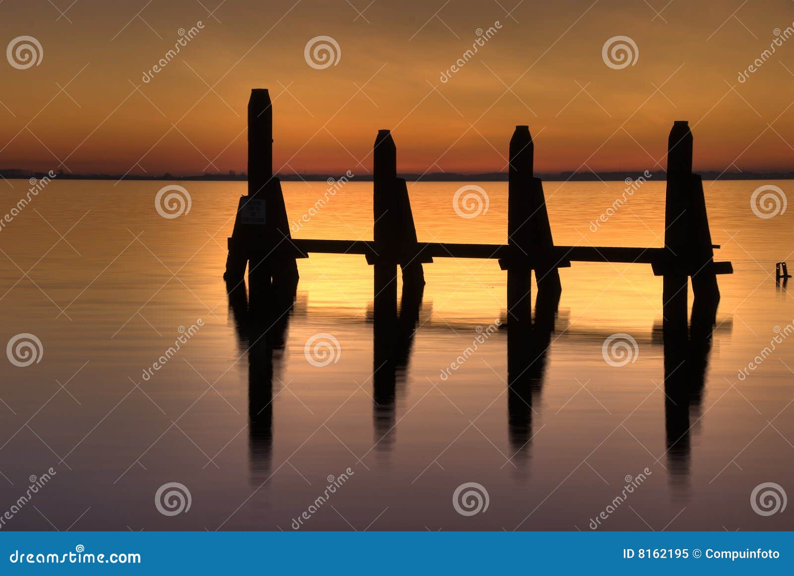 Wave breaker at sunset stock image. Image of colorful - 8162195