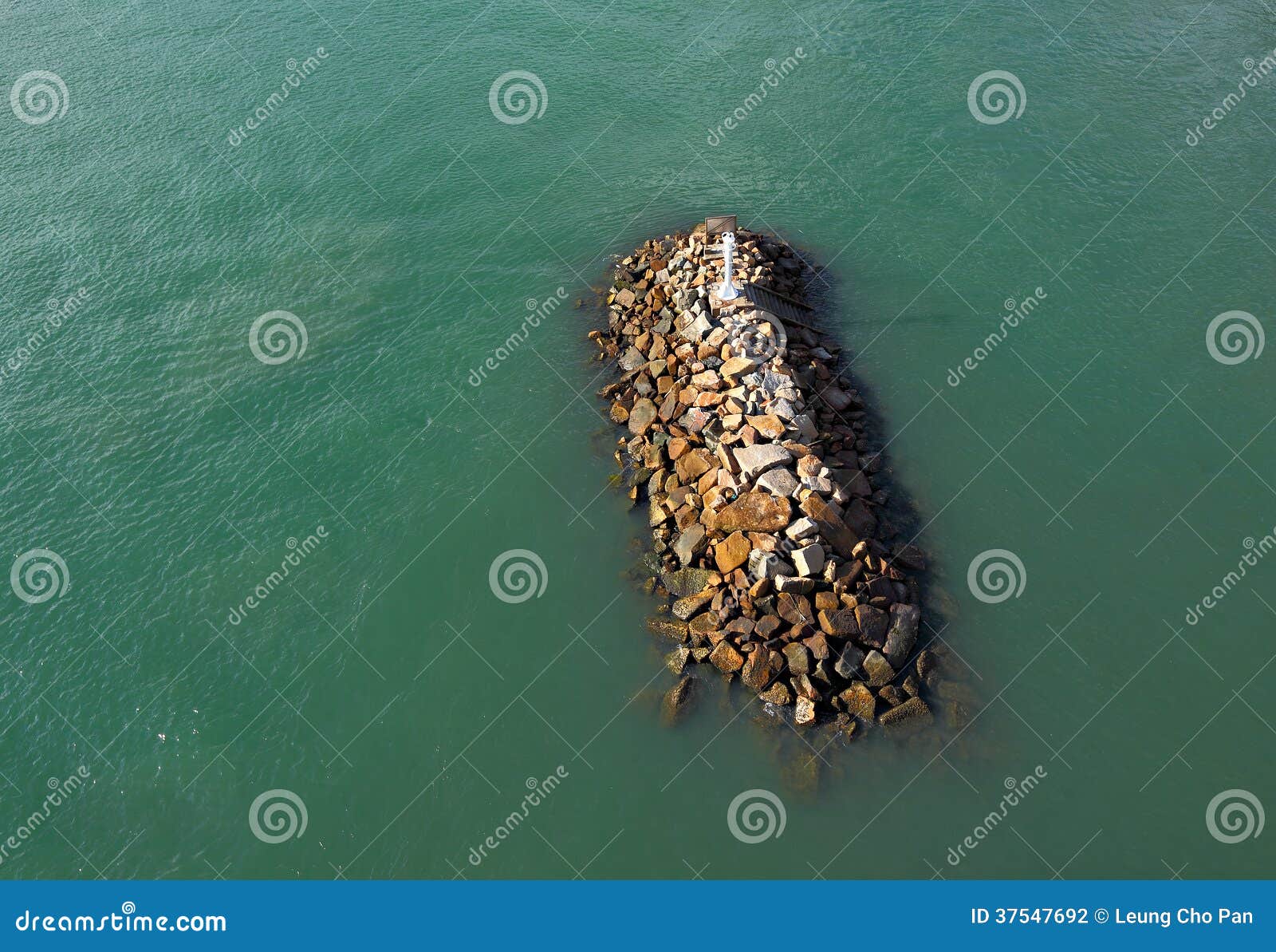 Wave breaker stock photo. Image of stone, green, cobble - 37547692