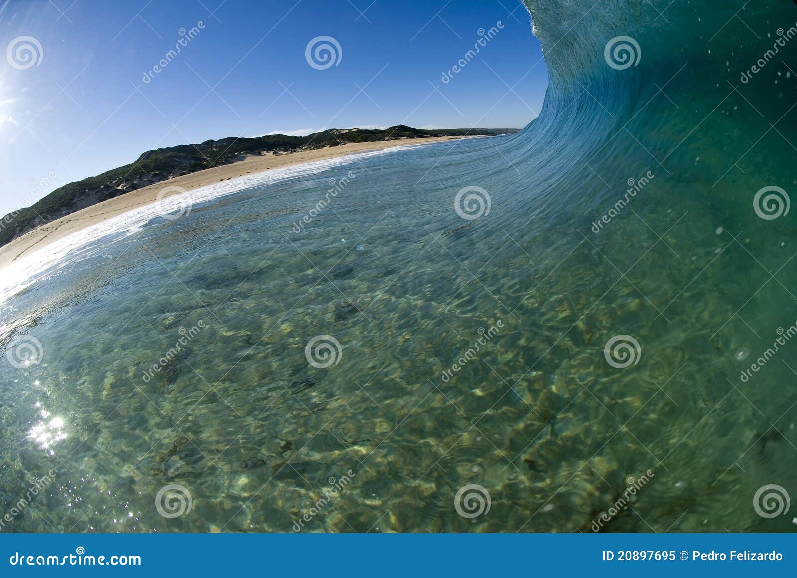 Wave breaking in australia stock image. Image of nature - 20897695