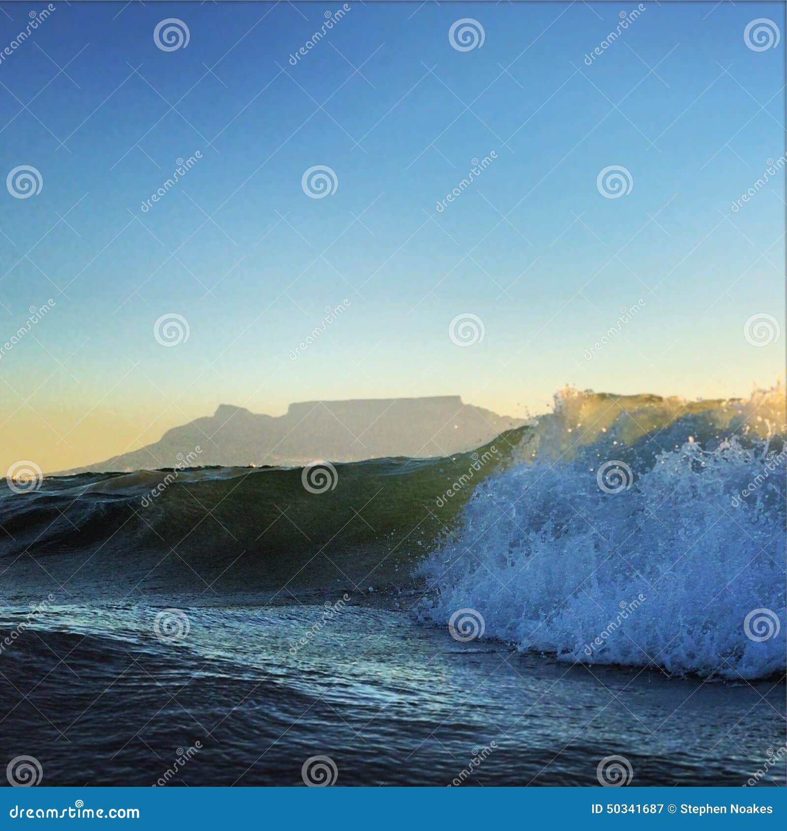 Wave breaking stock image. Image of wave, tablemountain - 50341687