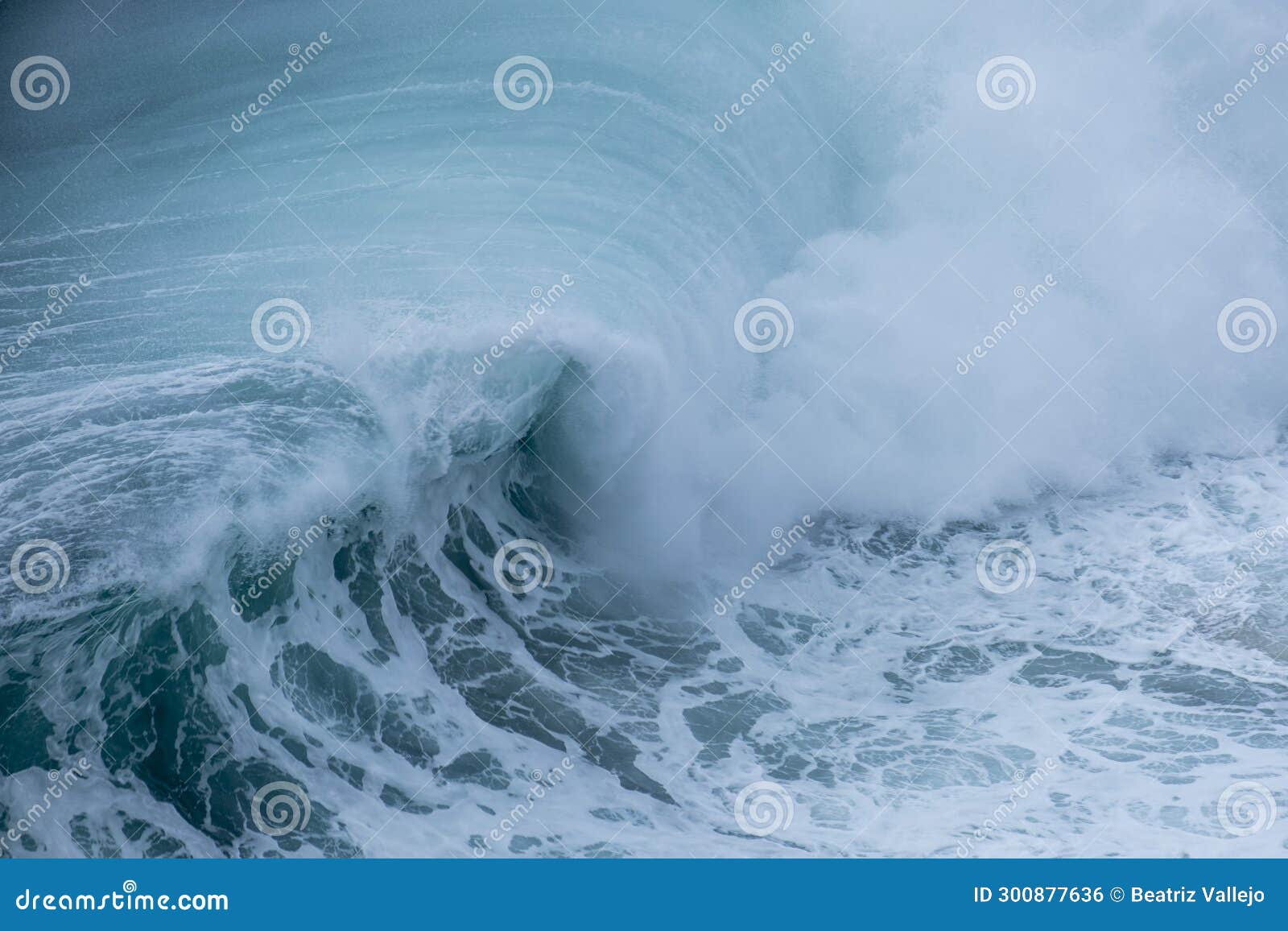 Wave breaking stock photo. Image of atlantic, coastal - 300877636
