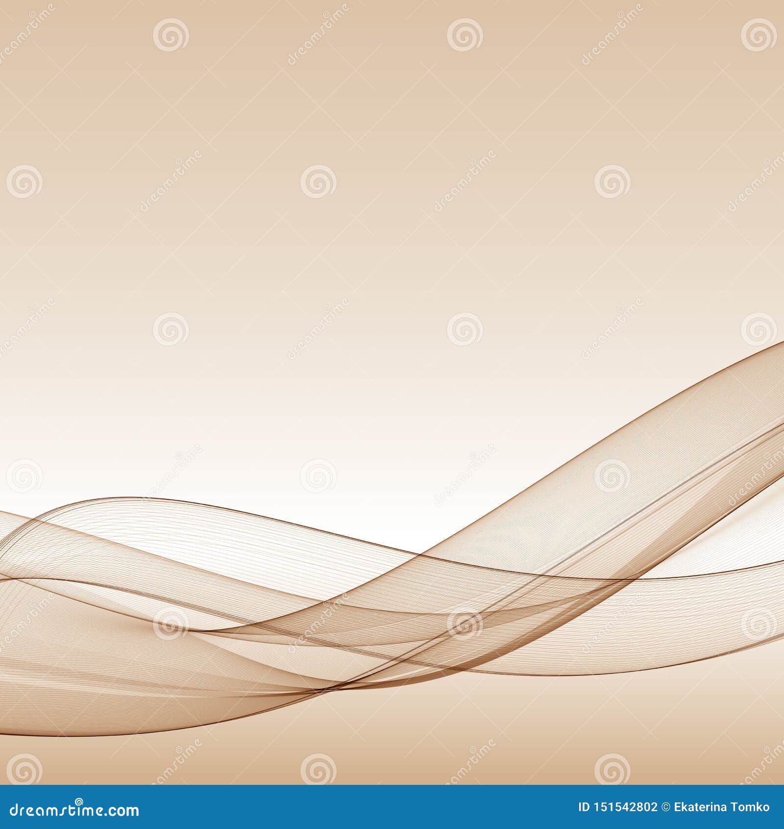 Wave Brown, Background Abstraction Vector Illustration Eps 10 Stock ...