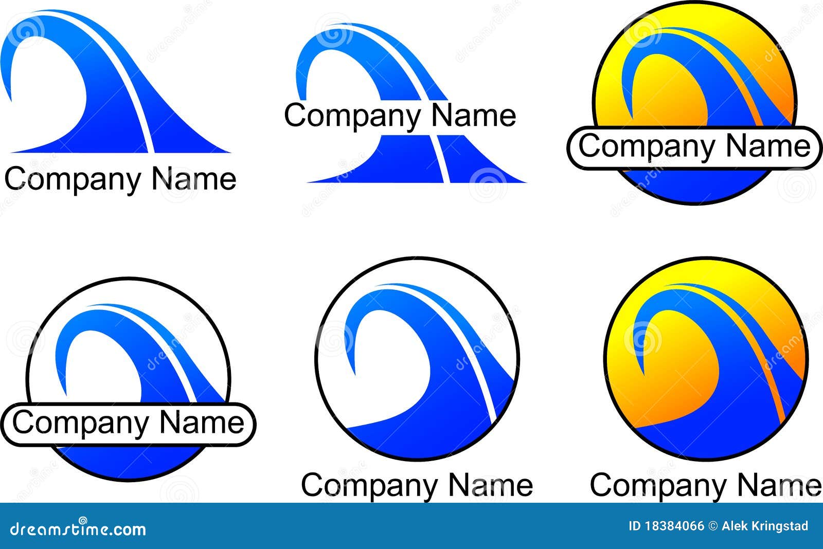 Wave Business Logo stock illustration. Illustration of logo - 18384066