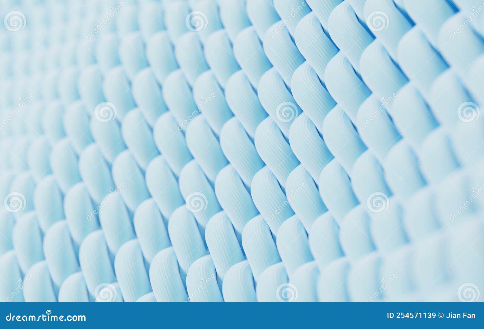 Wave Cloth with Microscopic Detail, 3d Rendering Stock Illustration ...
