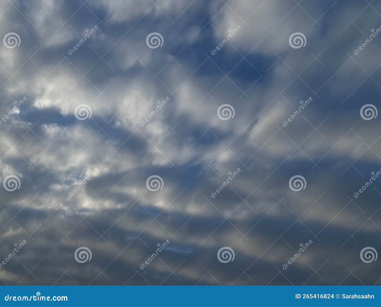 Wave of the Clouds. Dramatic Sky in Rainy Season. Stock Photo - Image ...