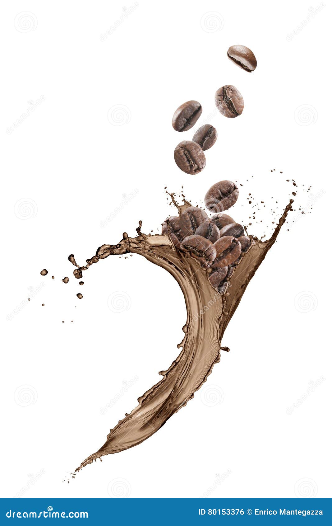 Wave coffee splashing stock photo. Image of aroma, caffeine - 80153376