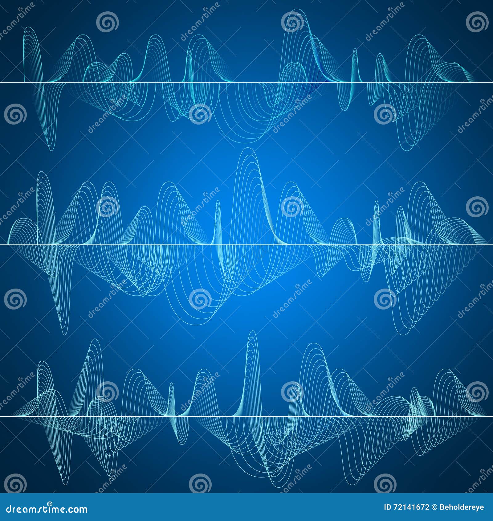 Wave concept. EPS 10 stock vector. Illustration of intelligence - 72141672