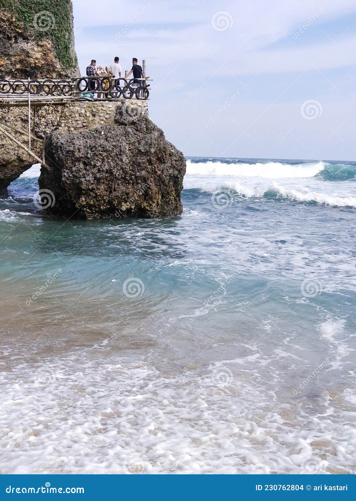 Wave and coral reef stock photo. Image of geology, waterfall - 230762804