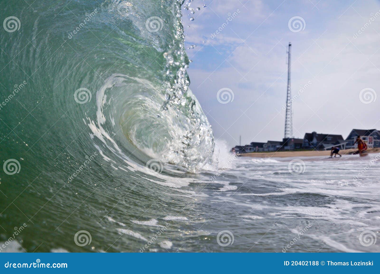 Wave Crash stock photo. Image of wave, summer, beach - 20402188