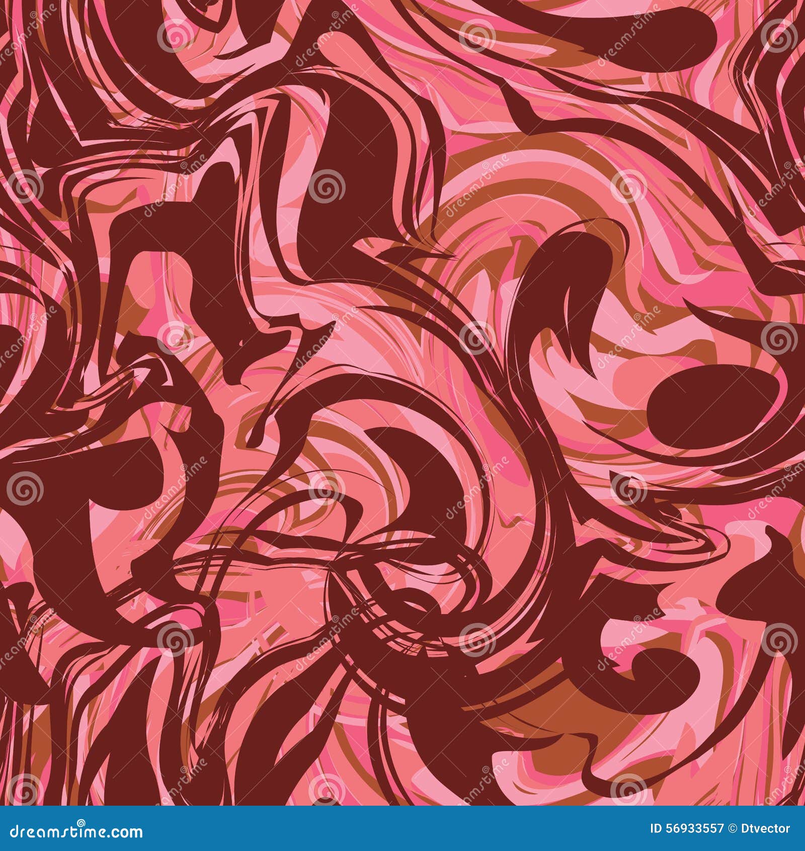 Wave Crazy Bloody Seamless Pattern Stock Vector - Illustration of ...