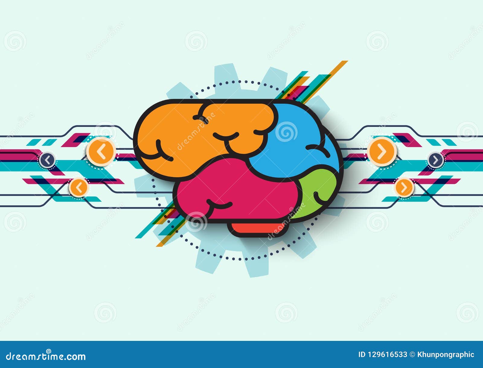 Creative Brain, Science and Education Concept, Vector Stock Vector ...