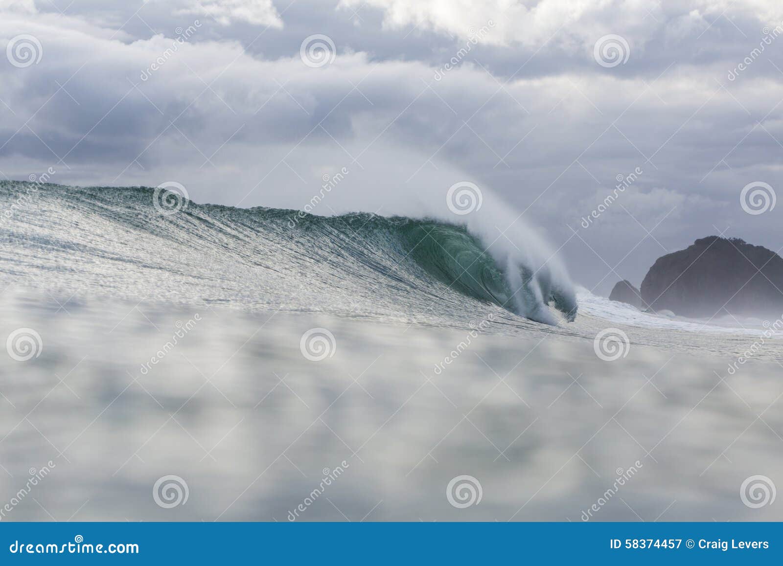 Wave Crest stock image. Image of surf, wave, energy, power - 58374457
